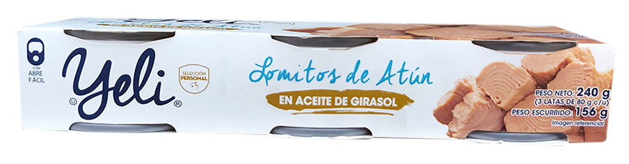 ATUN YELI TRIPACK GIRASOL 80 GR X3 | Almacenes El Ahorro