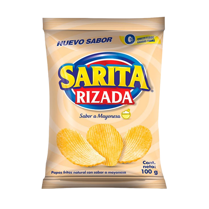SARITA RIZADAS MAYONESA 100GR | Almacenes El Ahorro